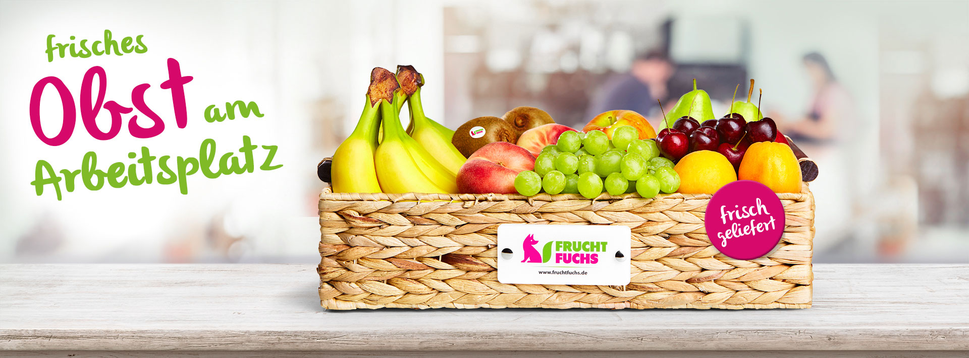 Ihr Lieferservice für frisches Obst am Arbeitsplatz.